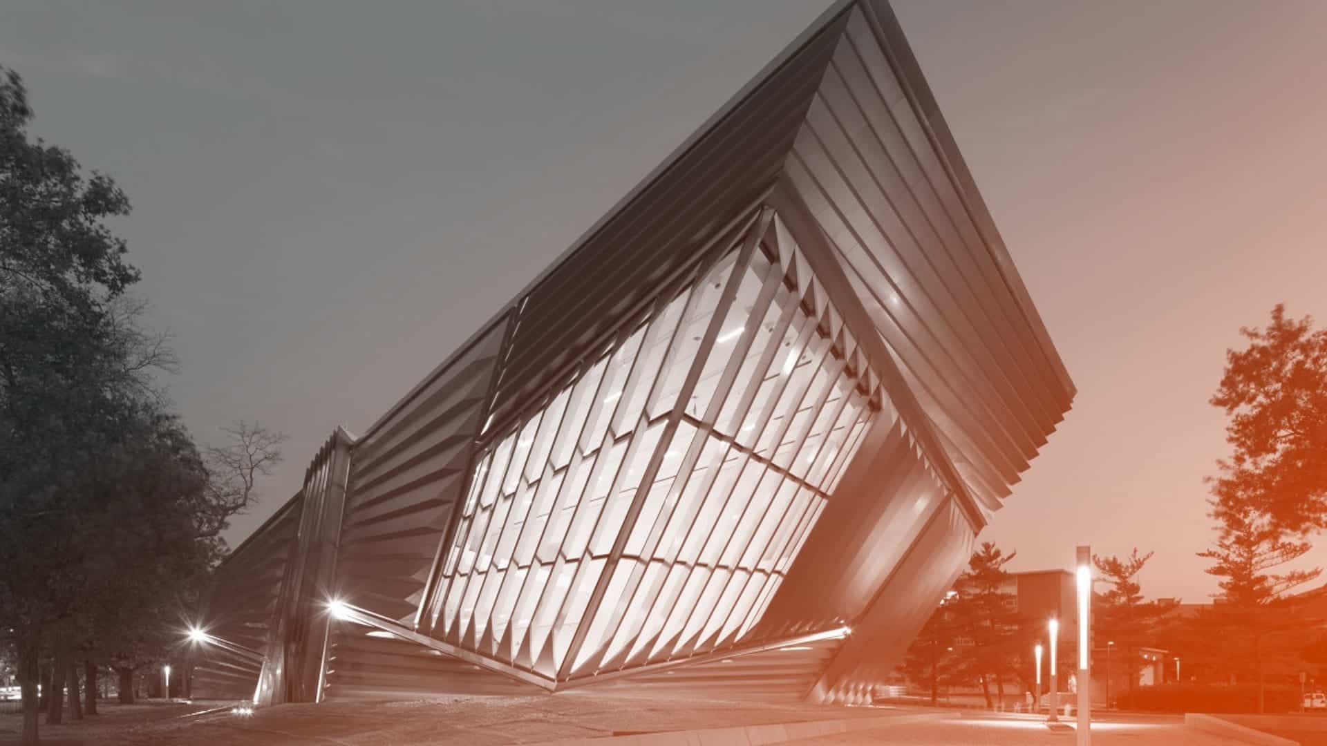 Folded stainless steel forms of Broad Museum featured in ArchRecord ...